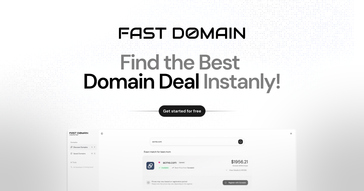 Fast Domain